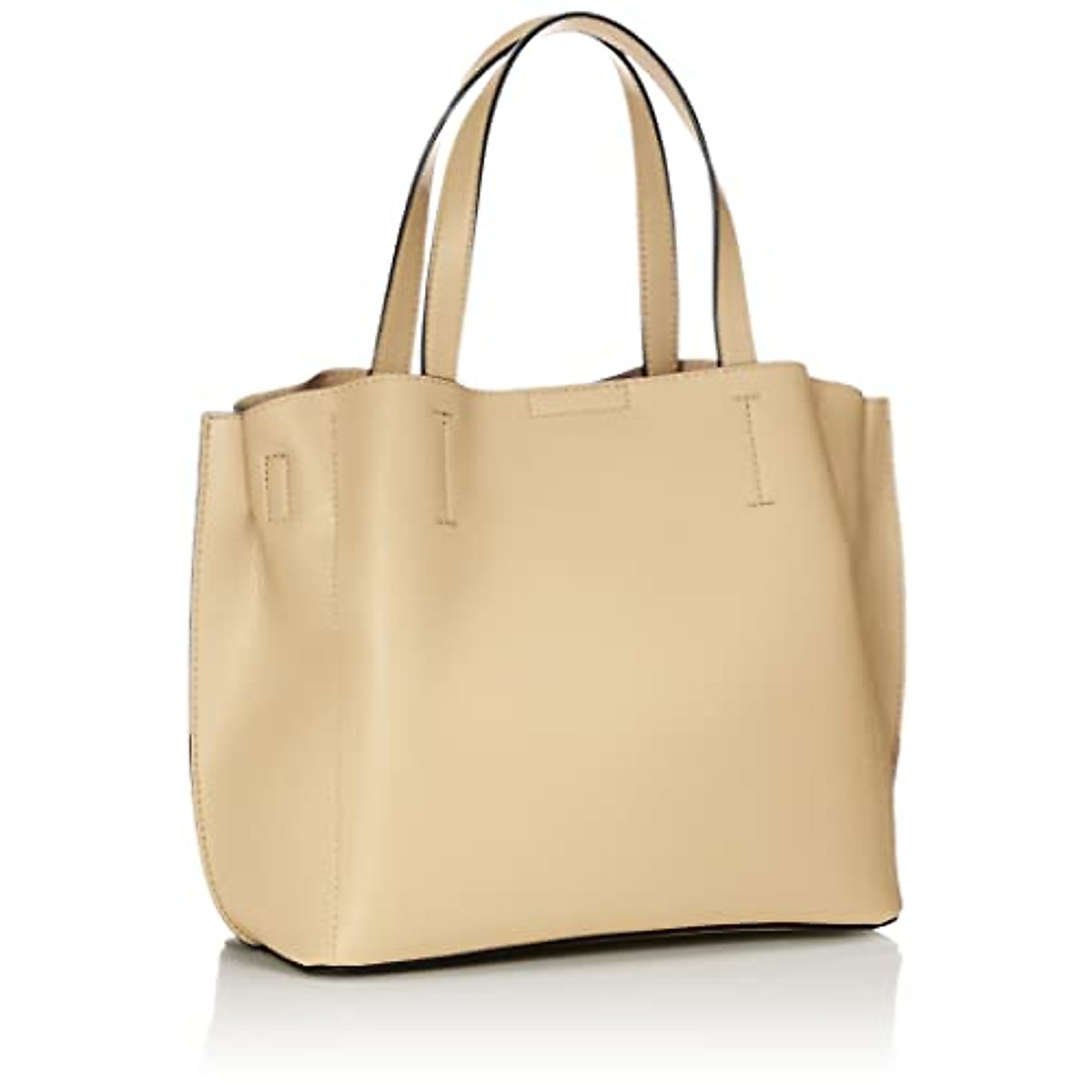 Legato Largo LH-P0002 Women's 2-Way Tote Bag, Shoulder Bag, Lightweight, A5, Beige
