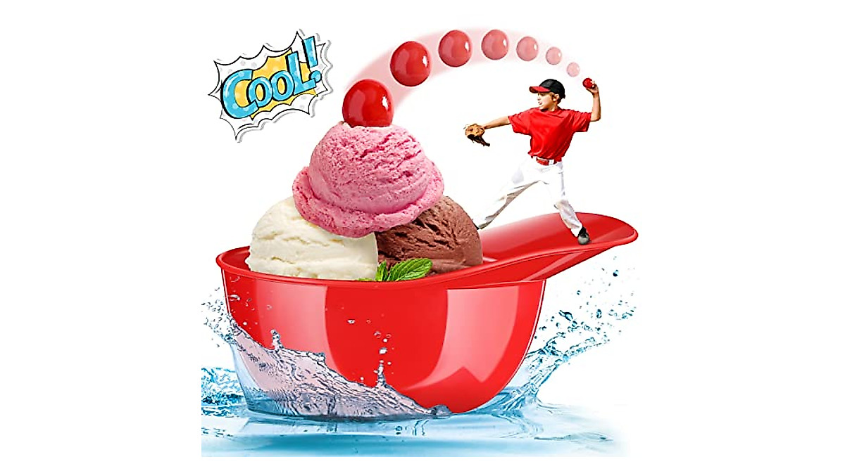 18 Pack Plastic Baseball Cap Bowls for Kids' Parties and Snacks