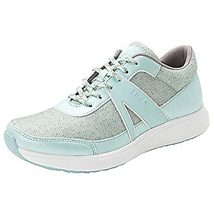 TRAQ by Alegria Qarma Womens Smart Walking Shoe Mint Dew 9 M US