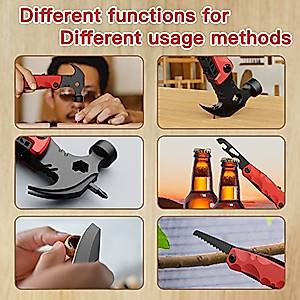 Unique Gifts For Men, WESTELY Multitool, 15 In 1 Survival Gear, 4 Screwdrivers Heads With Magnetic, Lock Function, Multi Tool Camping Gear, Christmas Birthday Gifts For Men, Firefighter Tools