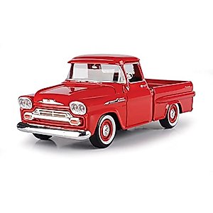 Motor Max 1:24 W/B American Classics 1958 Chevrolet Apache Fleet Side Pickup Diecast Truck