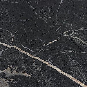 VaryStyle 20 Pack Black Marble Peel and Stick Waterproof Vinyl Floor Tiles 12"x12" Self Adhesive Removable Sticky Tiles for Kitchen Bathroom Bedroom Floor Walls