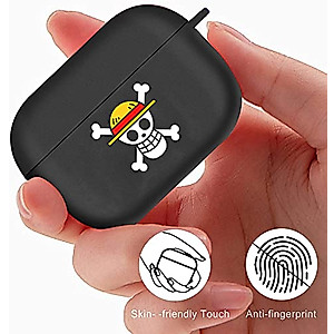 Anime Pattern Designed for AirPods Pro 2nd Generation Case Cover 2022,Cute Anime Soft TPU Shockproof for AirPods Pro 2 Case Clear with Keychain,Gift for Boys and Girls (Anime 6)