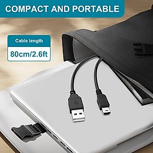 Sqrmekoko USB Charging Data Cable for TI-84 Plus, TI-84 Plus CE, TI 89 Titanium, TI Nspire CX/TI Nspire CX CAS Graphing Calculators