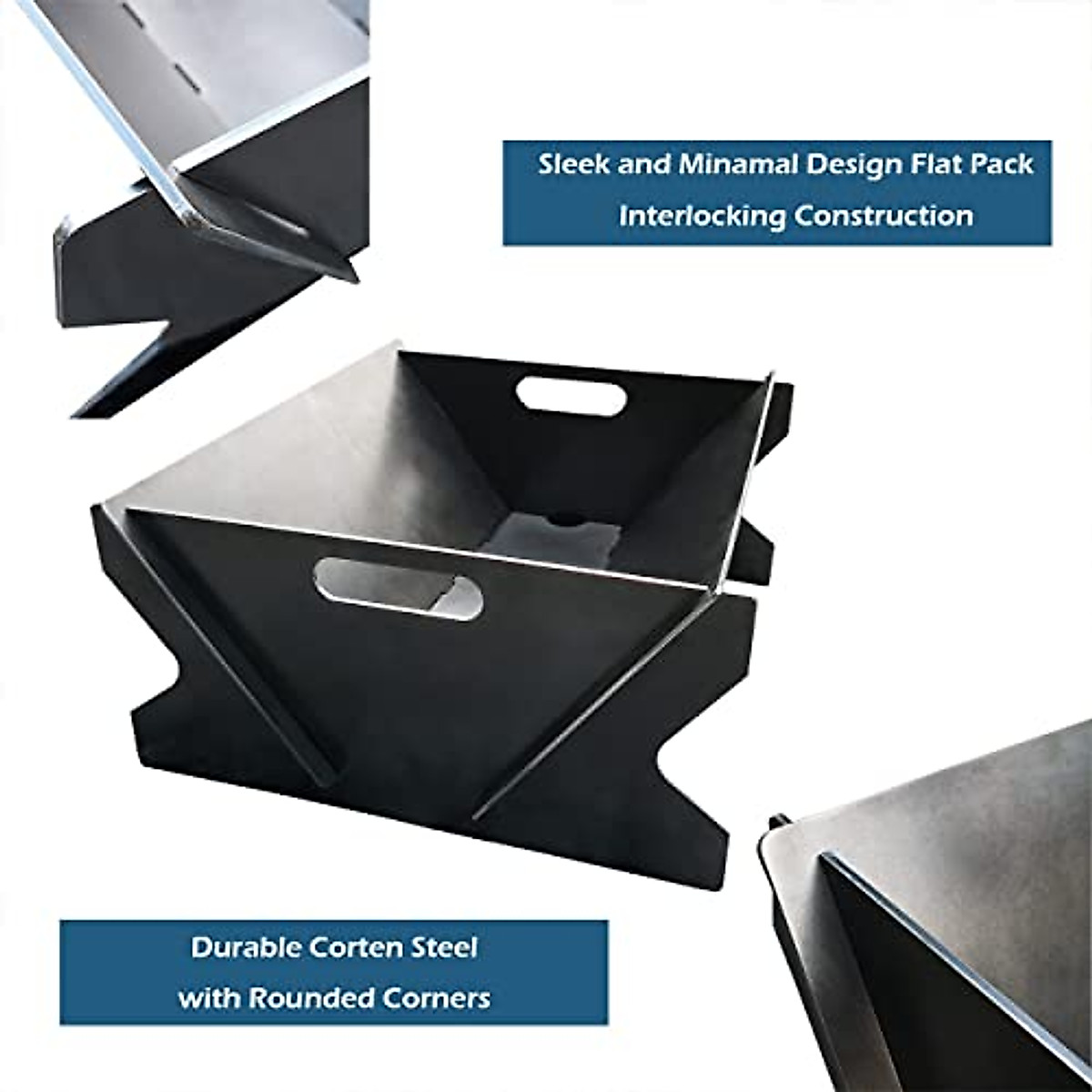 Nuwovwo Outdoor Wood Burning Fire Pit Set - Easy Assembly