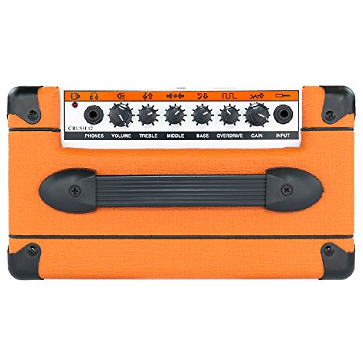 Orange Crush 12-Watt Guitar Combo Amplifier Bundle with Instrument Cable and Austin Bazaar Polishing Cloth