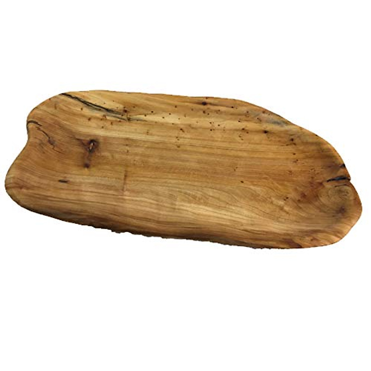 Greener Valley Hand-Crafted Root Wood Live Edge Platter (Medium-Large - 17-19")