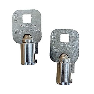 SafeCo Brands 2-Replacment Keys for Dixie Narco Vending Machines Key Code Series DN1 Thru DN26 2-Keys (DN14)