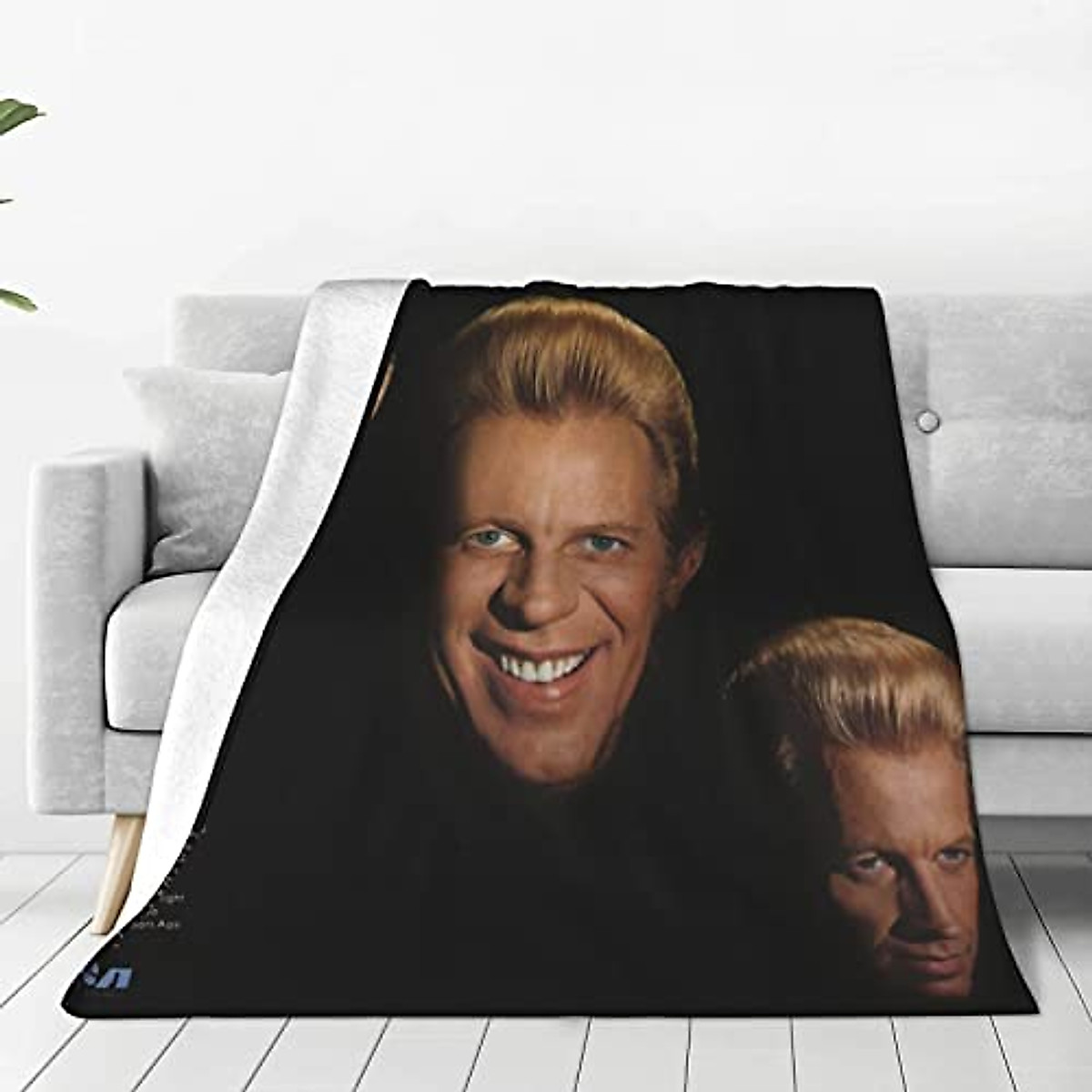 Flannel Blanket Porter Wagoner Soft Lightweight Throw Blanket Warm Durable Sofa Couch Decor Beding 50"X40"