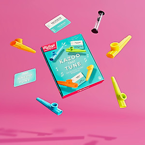 Ridley’s Kazoo That Tune Song Guessing Game – Fun Song Games for Families, Fast-Paced Game for 2-4 Players, Ages 8+ – Includes 4 Kazoos and over 200 Well-Known Tunes