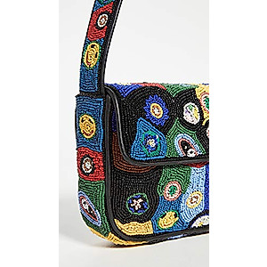 STAUD Women's Tommy Bag, Milliefiori Black, One Size