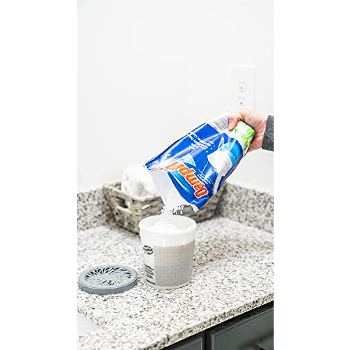 DampRid Refillable Moisture Absorber, 11 oz., 6-Pack – Fresh Scent Moisture Absorbers, 10% More Absorbing Power*, Eliminates Musty Odors for Fresher, Cleaner Air