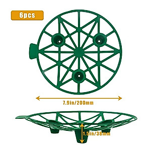 MingQiEven 6 Pack Melon Cradle Garden Plant Plastic Support for Protecting Watermelon, Pumpkin, Cantaloupe