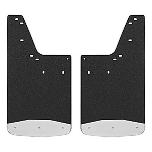 LUVERNE 250233 Front or Rear 12-Inch x 23-Inch Textured Rubber Mud Guards, Select Dodge Ram 1500, 2500, 3500