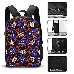 Xgvuqqi Horror Game Backpack Shoulder Bag Cartoon Cosplay Laptop Bag 17" (Pop-2)