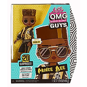 LOL Surprise OMG House of Surprises Series 2 Prince Bee Guys Fashion Doll with 20 Surprises Including Accessories in Stylish Outfit, Holiday Toy Great Gift for Kids Girls Boys Ages 4 5 6+ Years Old