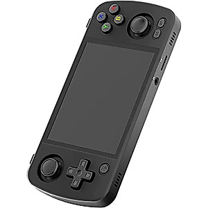 RG405M Retro Handheld Game Console , Aluminum Alloy CNC Android 12 System Support Google Play 4.0 Inch IPS Touch Screen with 128G TF Card 3172 Games (RG405M Black)