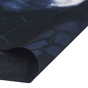 Obacle Skull Face Mask Half for Dust Wind UV Sun Protection Seamless 3D Tube Mask Bandana for Men Women Durable Thin Breathable Skeleton Mask Motorcycle Riding Biker Cycling (Black White Skull)