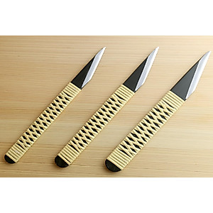 Yoshihiro High Carbon White Steel #1 Kiridashi Knife Made in Japan Chef Tools (Width:18mm)