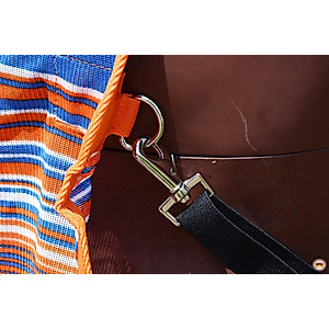 HILASON 75 in Horse Fly Sheet with Neck Cover Ultra Violet Rays Protect Mesh Bug Mosquito Summer Spring | Fly Sheet