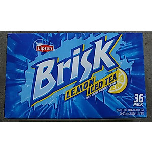 Brisk Lemon Iced Tea With other Natural Flavors (36 pack - 12 oz each)
