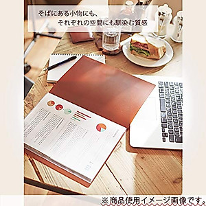 Kokuyo Glassele File, Clear Book, Display Book, Presentation Binder with Plastic Sleeves 20-Pocket Bound, Sheet Protector, A4, 5-Pack Cool Colors, Japan Import (99KRA-GL20X5-2)