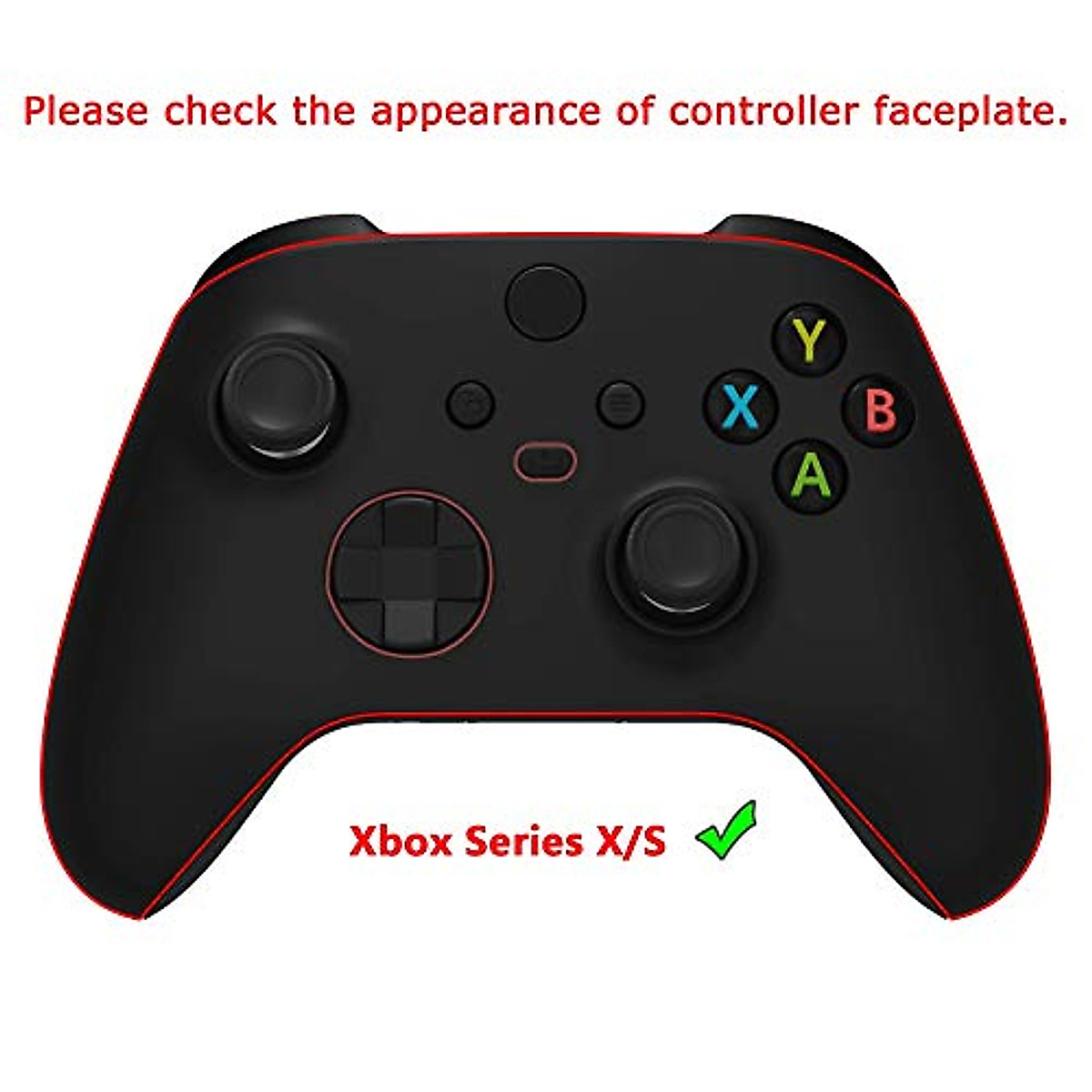 eXtremeRate Flexor Rubberized Side Rails Grips Trigger Stop Kit for Xbox Series X/S Controller, Diamond Textured Black Anti-Slip Ergonomic Trigger Stopper Handle Grips for Xbox Core Controller