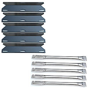 Direct Store Parts Kit DG182 Replacement for Charmglow 720-0396,720-0578 Gas Grill Burner,Crossover Tube,Heat Plate