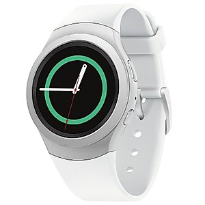 Samsung Gear S2 R730A (AT&T + Wi-Fi) Dust and Water Resistant Smartwatch - Silver (Renewed)