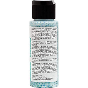 Fabric Creations Fantasy Fabric Ink Paint, 2 oz, Glitter Mermaids Tail