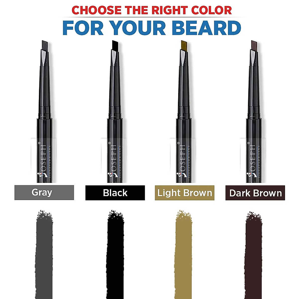 Joseph Signature Line Beard Pencil (Black)