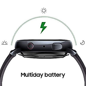 Samsung Galaxy Watch Active2 (44mm), Aqua Black, US Version (Renewed)