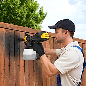 Cordless Paint Sprayer Compatible with Dewalt 20V MAX Battery, Handheld HVLP Paint Sprayer with 1200ML Container, Electric Paint Sprayer for Painting Ceiling, Fence, Cabinets, Walls (No Battery)