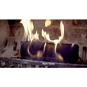 The Creosote Sweeping Log (CSL) with Bonus Ignite-O Fire Starter - Chimney Cleaner for Fireplaces and Woodstoves - Non-Toxic and Easy Cleaning Firelog