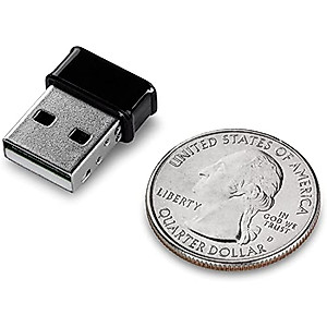 TRENDnet - TEW-808UBM Micro AC1200 Wireless USB Adapter, MU-MIMO, Dual Band Support 2.4GHz/5GHz, Supports Windows/Mac, TEW-808UBM Black