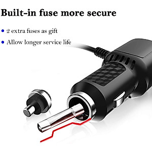 Car Charger for Garmin Nuvi, Garmin GPS Charger Cable,Mini USB Power Cord Cable Dual Port USB Vehicle Power Charging Cable Cord for Garmin Nuvi C255 Dashcam