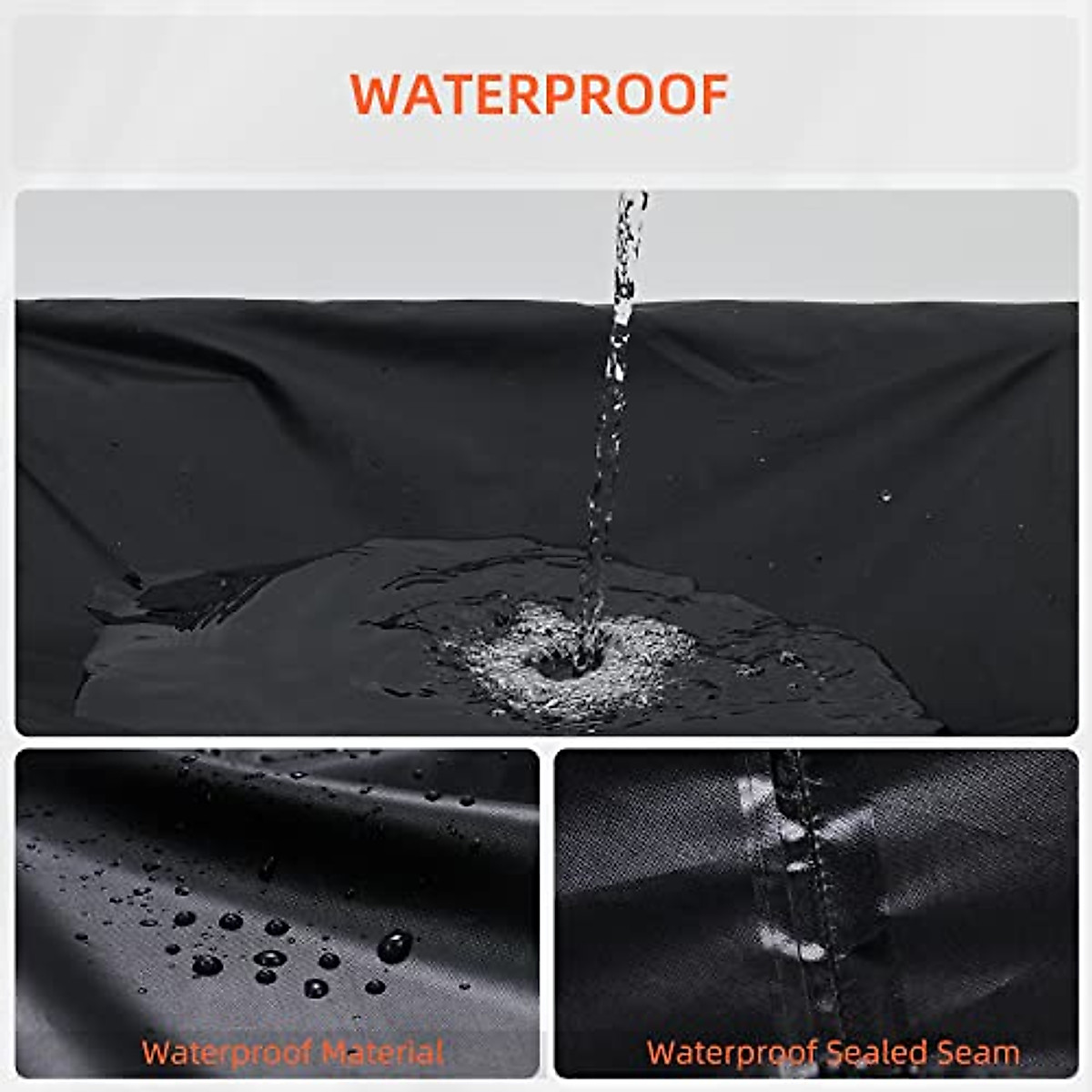 Griddle Cover for Blackstone 22'' Griddle with Hood Lid and Stand, Waterproof Windproof BBQ Grill Cover with Buckle, Griddle Accessories for Blackstone (Cover Only)