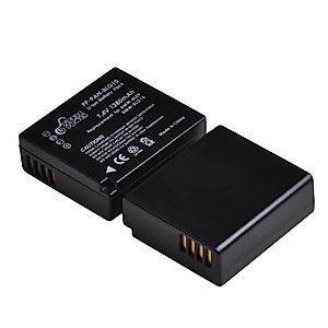 DMW-BLG10, Pickle Power 2 Pack 1280mAh Battery with LED Dual USB Charger for Panasonic Lumix DC-ZS80, DC-GX9, DC-LX100 II, DC-ZS200, DC-ZS70, DMC-GX80,GX85,DC-G100,DMC-ZS60 Cameras.