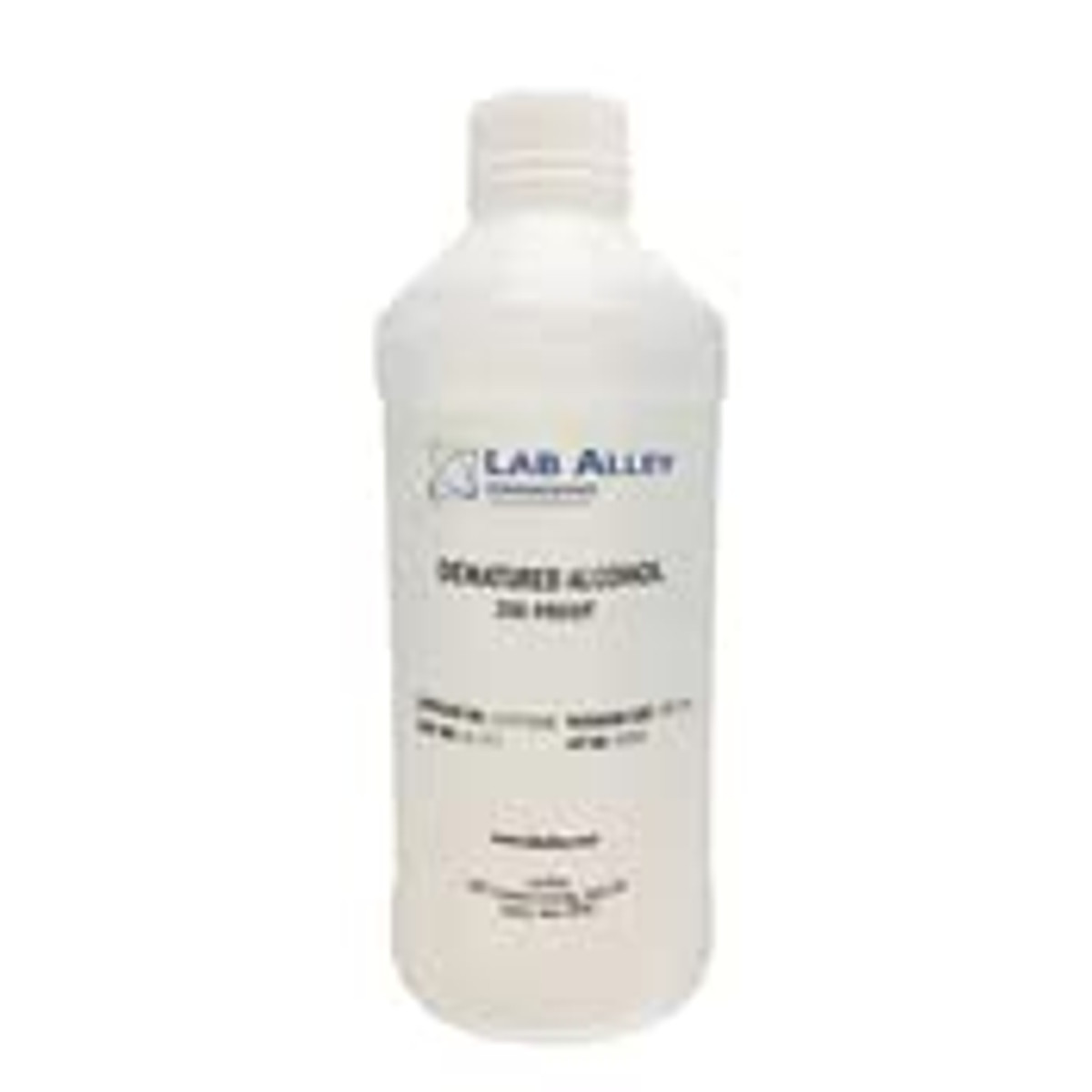 Lab Alley Denatured Ethanol 200 Proof, Great to Use for Fuel, Heating, and Cleaning - 1 Pint