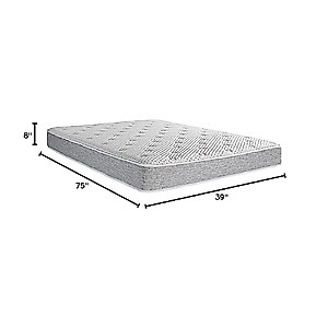 Tulo by Mattress Firm | 8 INCH Memory Foam Plus Coil Support Hybrid Mattress | Bed-in-A-Box | Firm Comfort | Twin