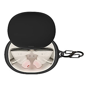 Ankersaila Soft Silicone Case Compatible with Anker Liberty 2 Pro, Scratch/Shock Resistant Protective Case Cover (Black)