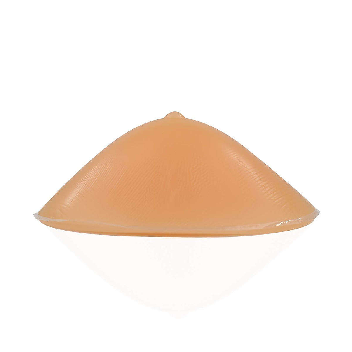 Ecoup A-DD Cup Triangle Silicone Breast Forms Concave Bra Enhancer Inserts Mastectomy Prosthesis 1 Piece (Nude, XXS - 150g（0.33 lb/Piece) - Cup 32B/34A