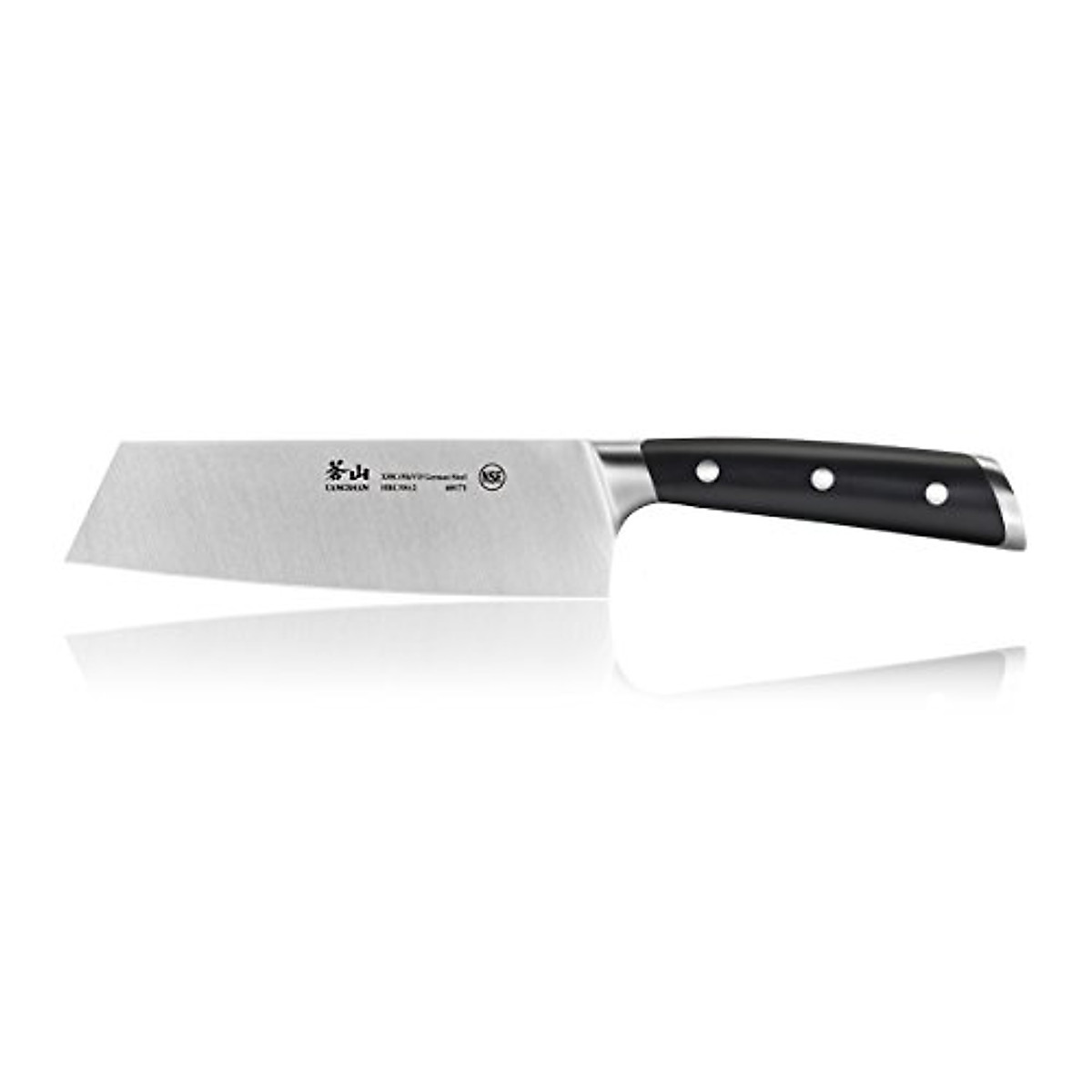 Cangshan S Series 60171 German Steel Forged Nakiri Vegetable Cleaver, 7-Inch