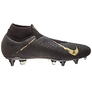 Nike Phantom VSN Elite DF SG-Pro AC Mens Football Boots AO3264 Soccer Cleats (UK 6 US 7 EU 40, Black Vivid Gold 077)