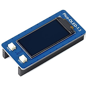 waveshare 1.3inch OLED Display 64×128 Pixels OLED Module for Raspberry Pi Pico Microcontroller Board, Embedded SH1107 Driver,SPI and I2C Interface