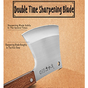 Professional Bone Cleaver Knife Stainless Steel Wood Handle Heavy Duty Chinese Kitchen Knife Chef Knife Meat Cutter