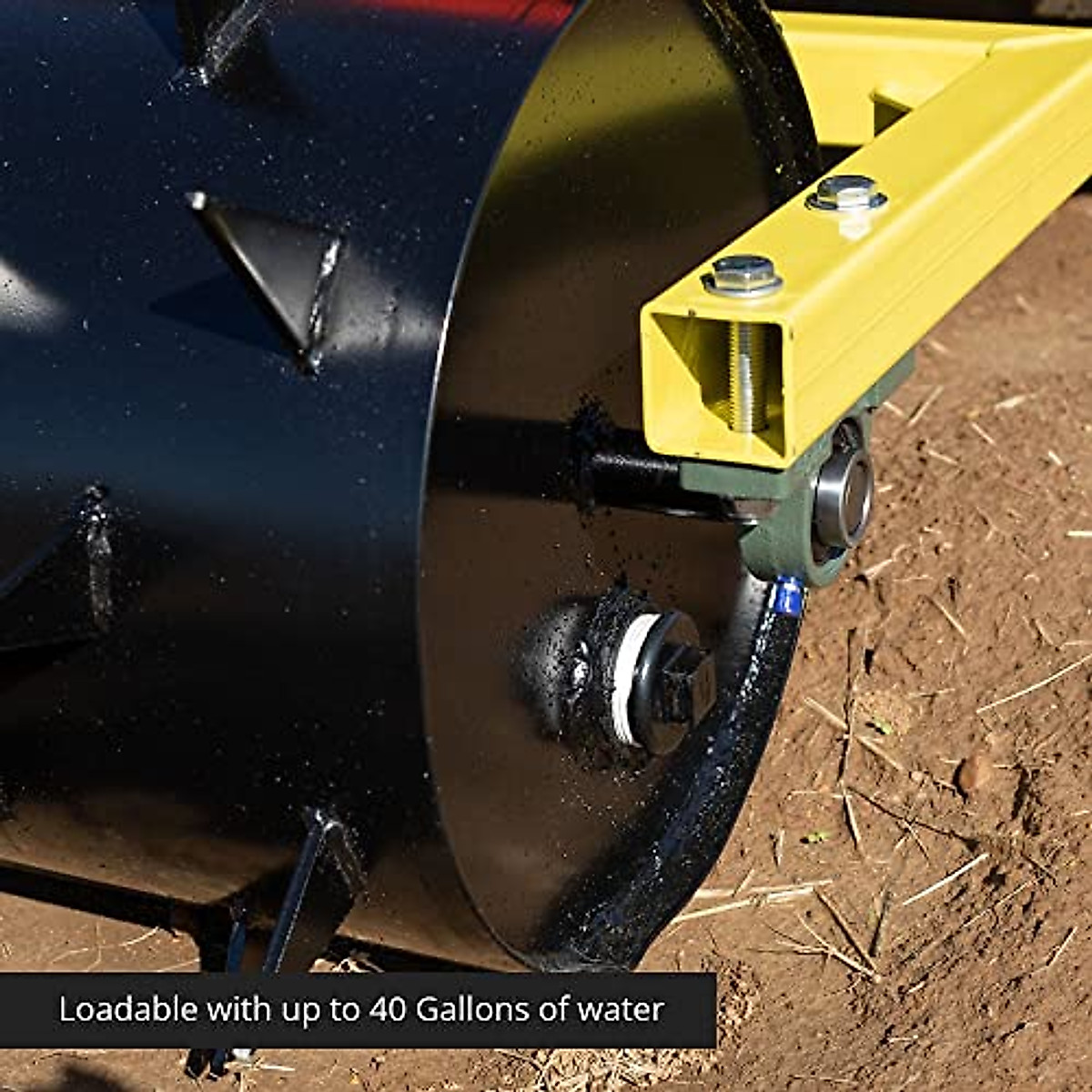 BOTARO Titan Attachments 5 FT Drum Spike Aerator Category 1 and 2, 3 Point