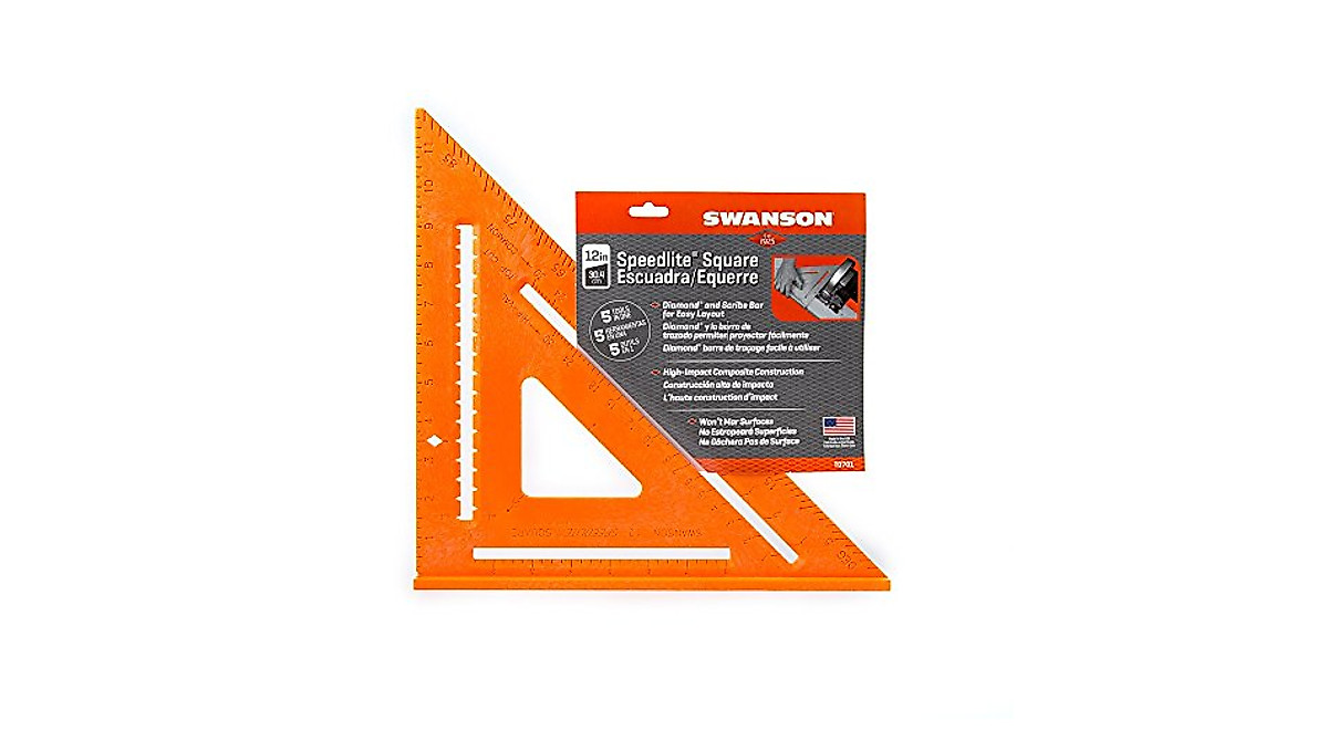 Swanson 12" Speedlite Square - Durable Layout Tool