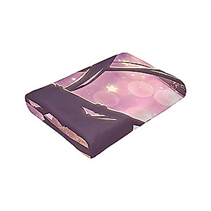 Throw Blanket Fleece Plush Flannel Soft Warm for Couch Bed Sofa Living Room 60"x50"