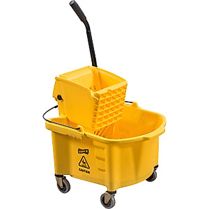 Genuine Joe GJO60466 Splash Shield Mop Bucket/Wringer 26 QT